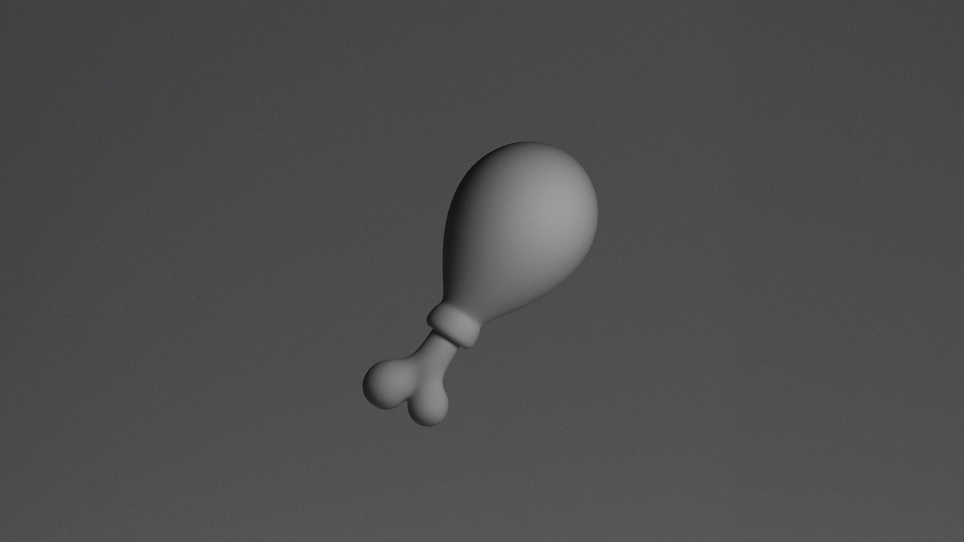 Free 3D Cartoon Chicken Drumstick Model - TurboSquid 2117665