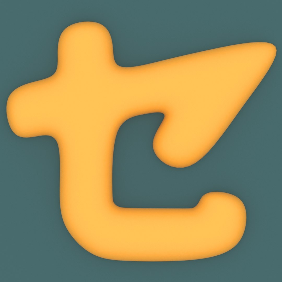 3D alphabet b e - TurboSquid 1688717