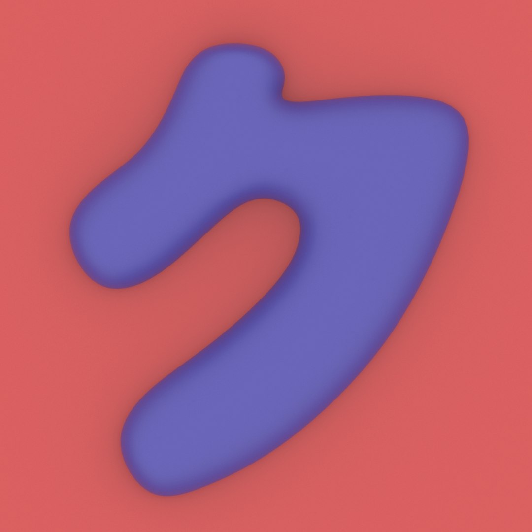 3D alphabet b e - TurboSquid 1688717