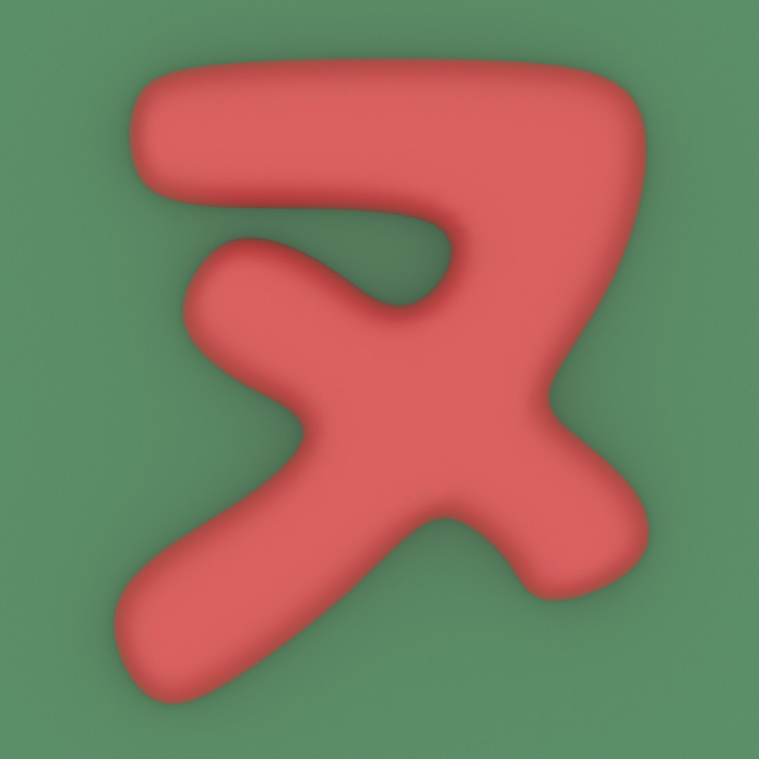 3D alphabet b e - TurboSquid 1688717