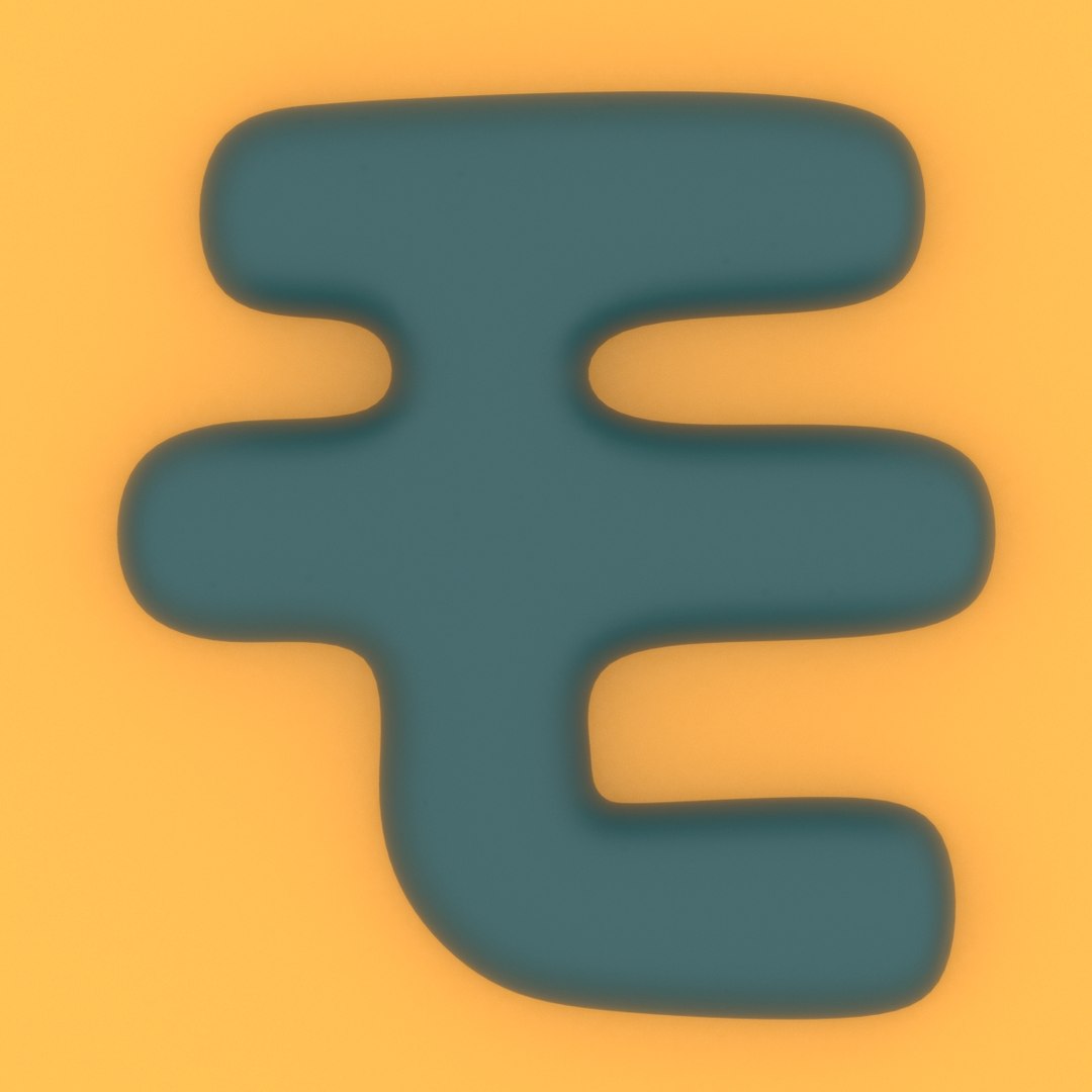 3D alphabet b e - TurboSquid 1688717