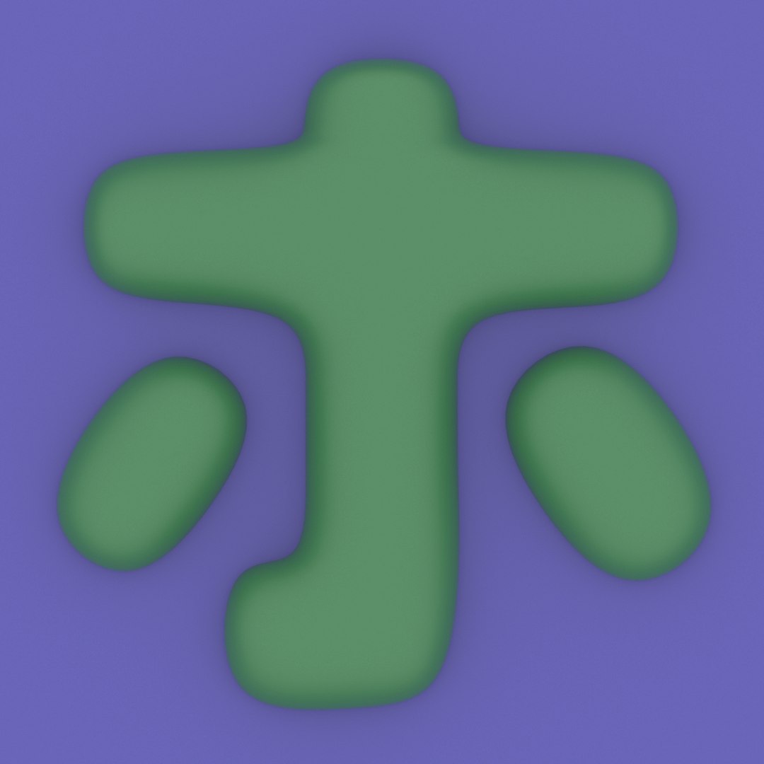 3D alphabet b e - TurboSquid 1688717