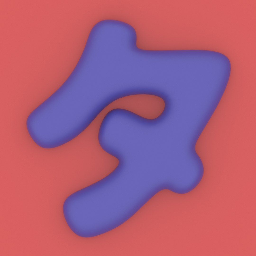 3D alphabet b e - TurboSquid 1688717