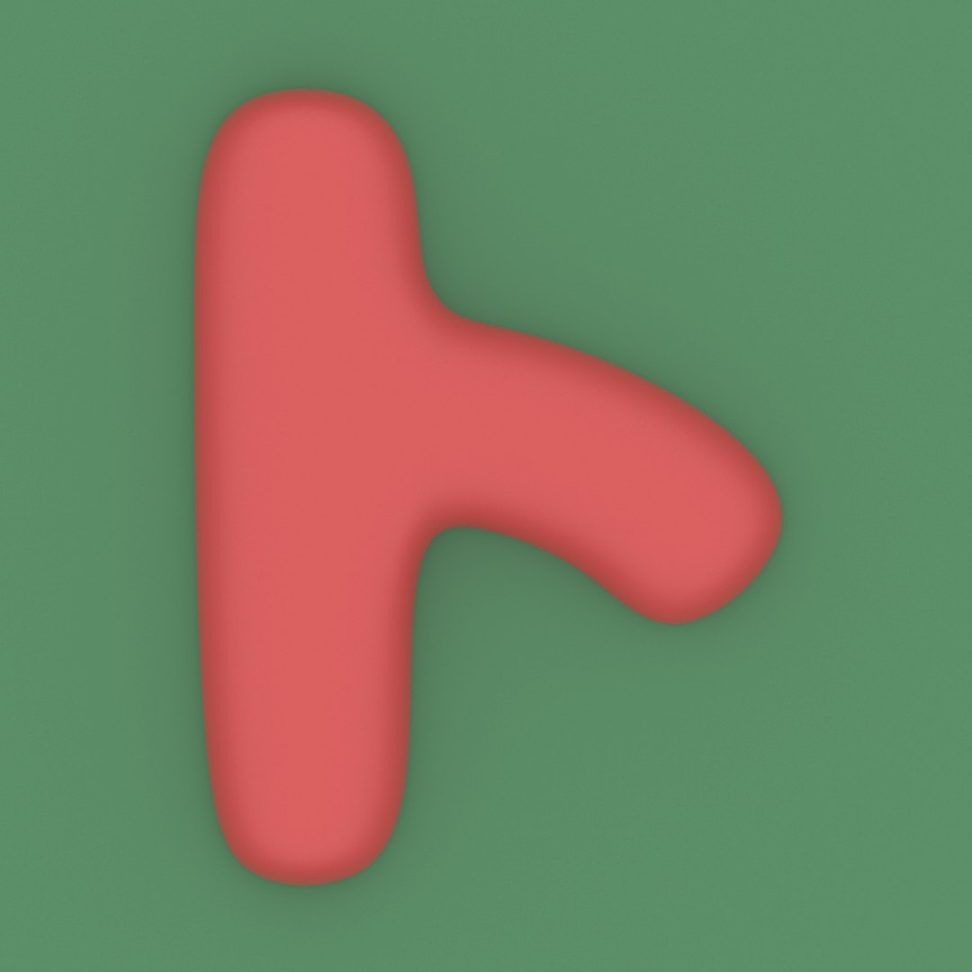 3D alphabet b e - TurboSquid 1688717