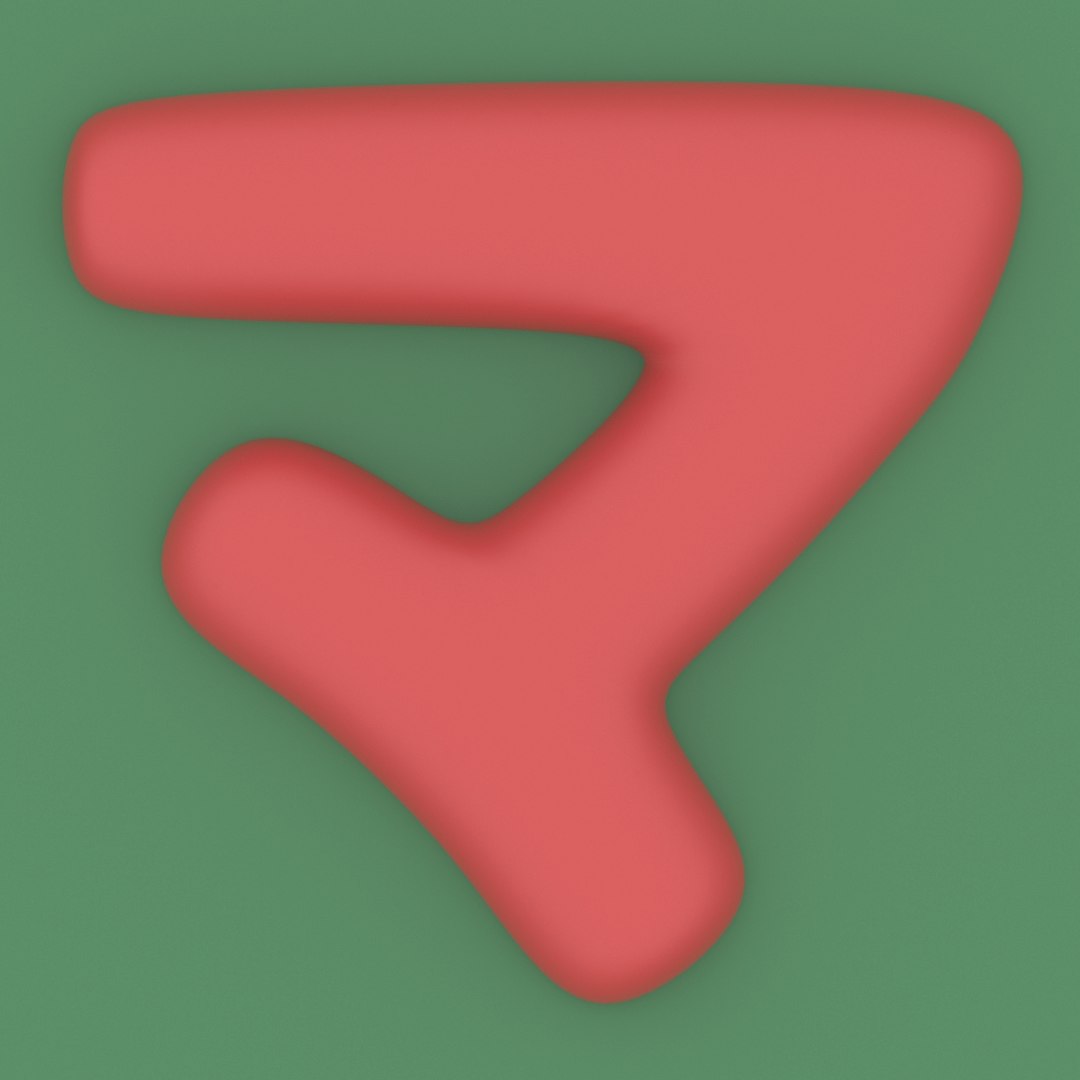 3D alphabet b e - TurboSquid 1688717