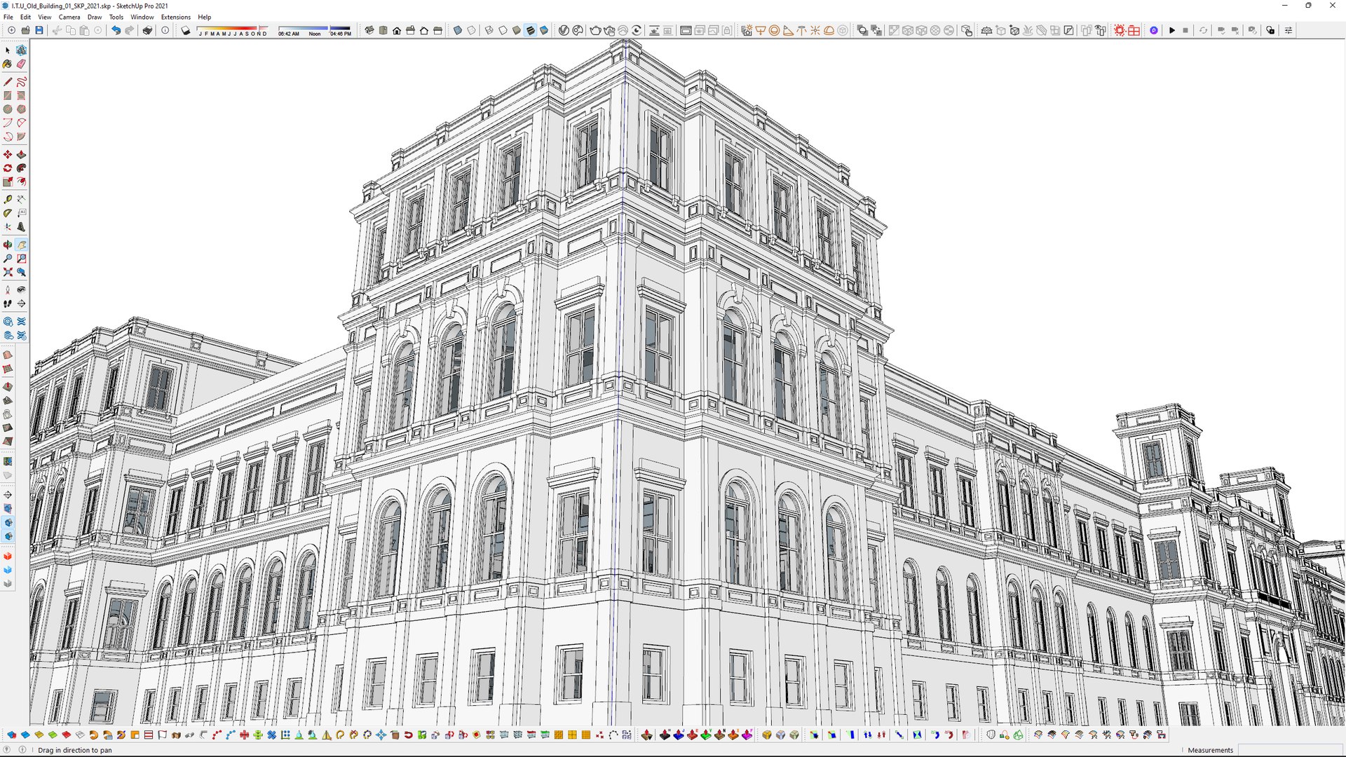 3D Istanbul Technical University Faculty Of Management Building No-1 ...