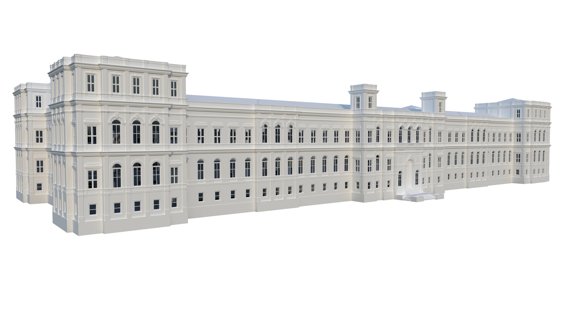 3D Istanbul Technical University Faculty Of Management Building No-1 ...