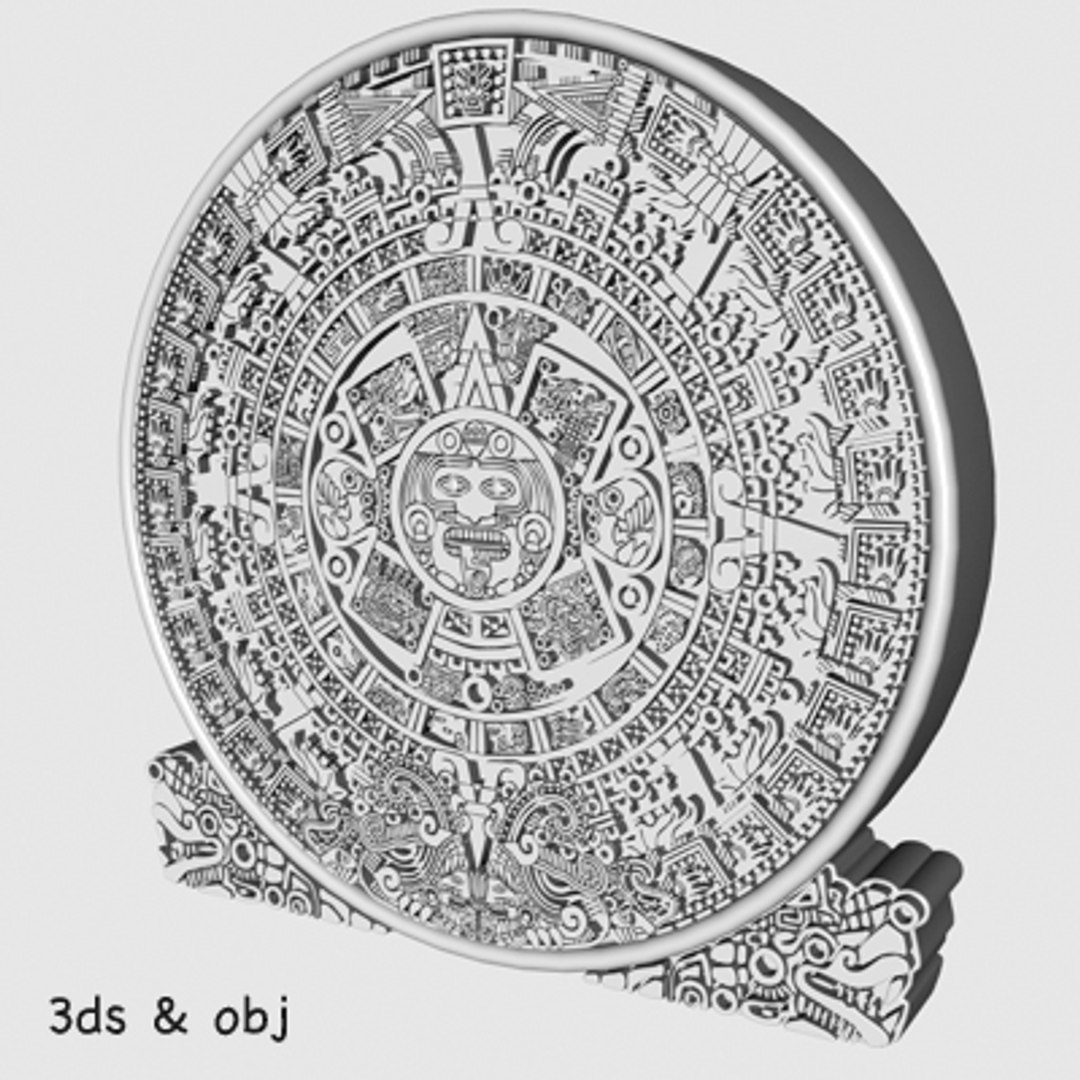 Mayan Statue 3d Model