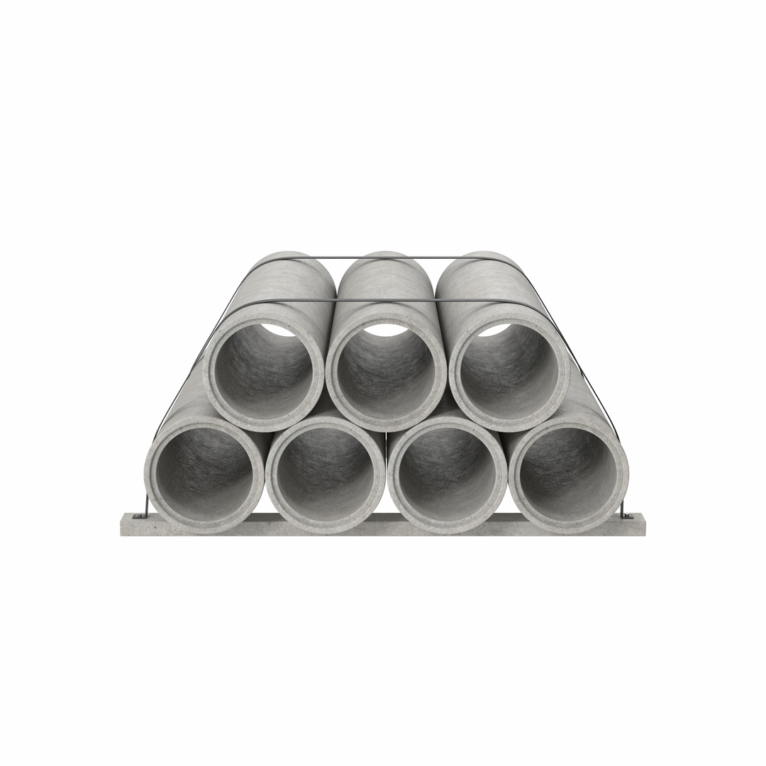 Concrete Industrial Pipes 3D Model - TurboSquid 1994239