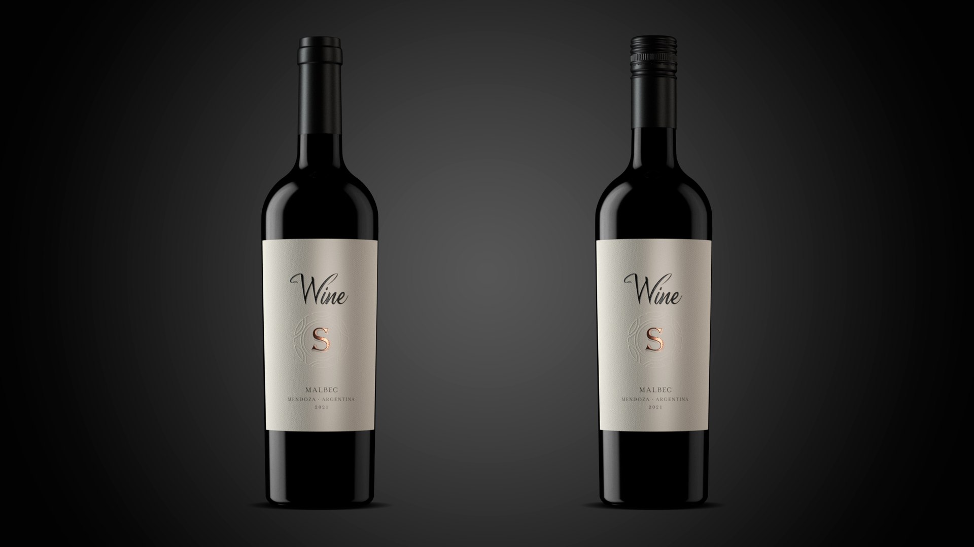 3D Wine Label Customized Model - TurboSquid 1943234