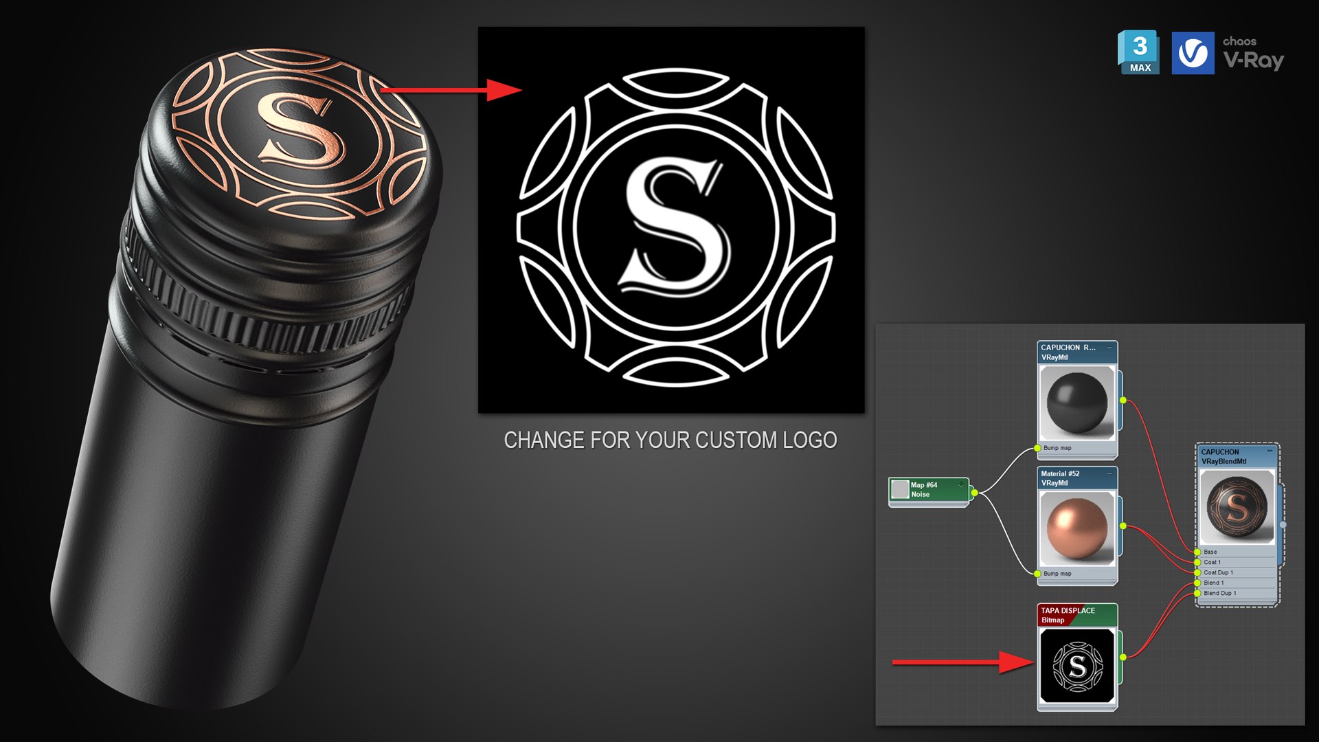 3D Wine Label Customized Model - TurboSquid 1943234