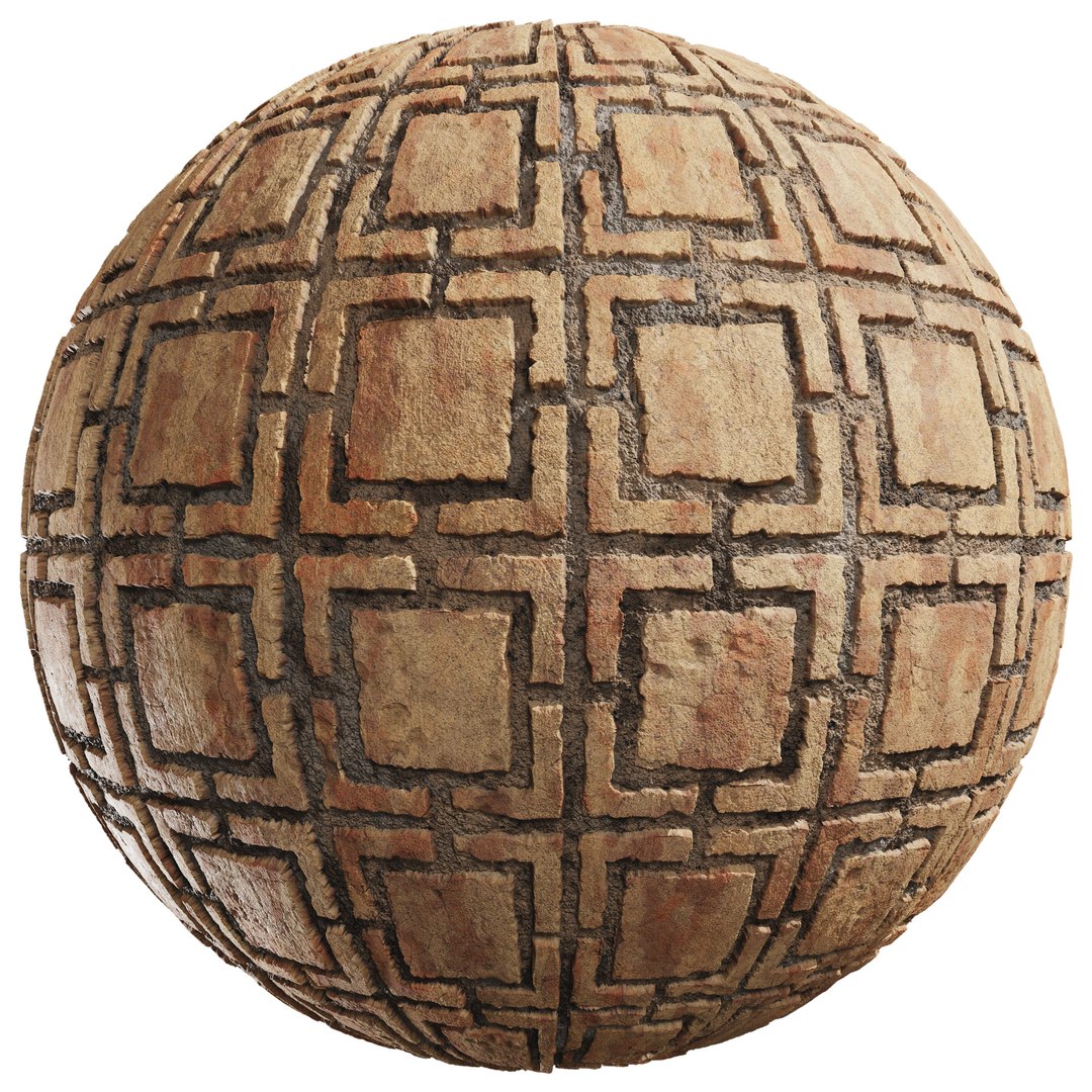 PBR Bricks 05 - Tileable 4K Texture 3D Model - TurboSquid 2342296