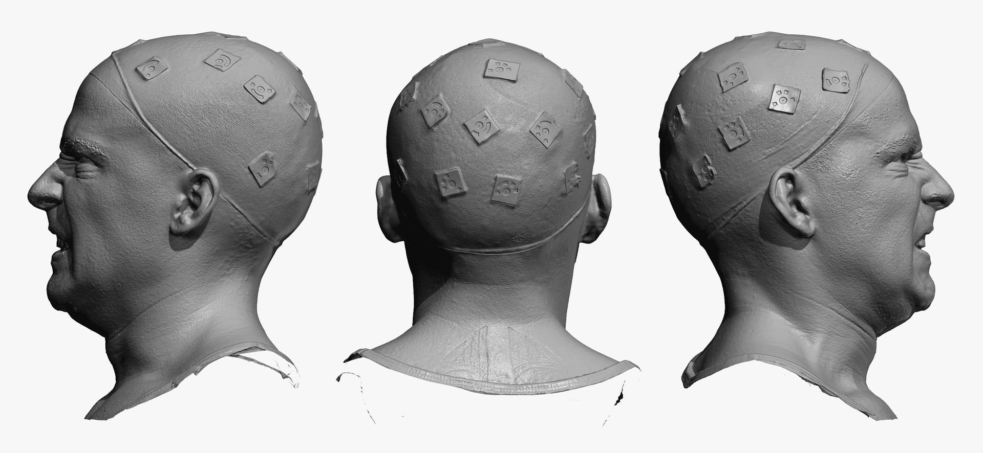 Marcus human head pose 3D model - TurboSquid 1611181