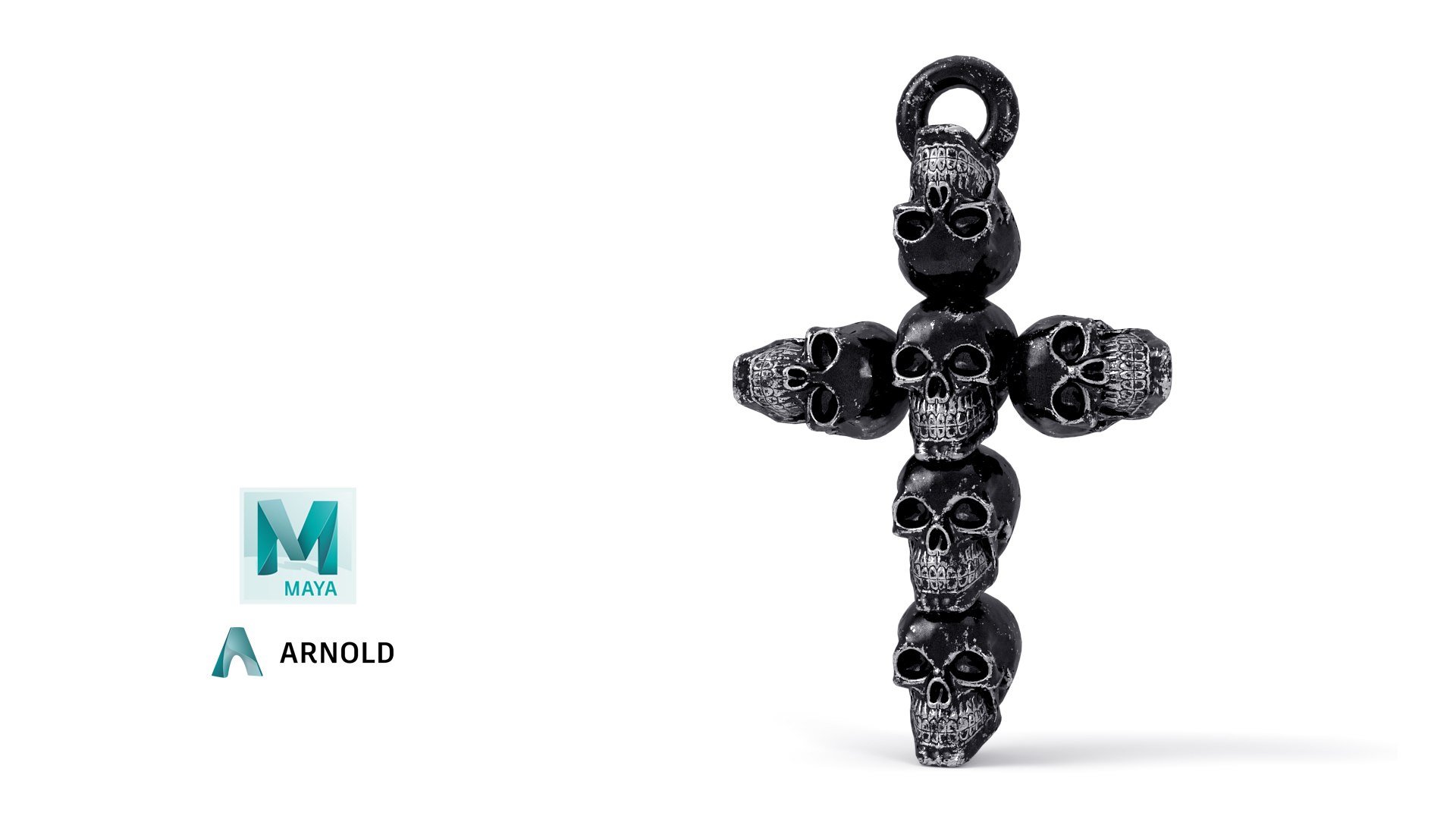 3D Skull Cross Game Asset - TurboSquid 2134367