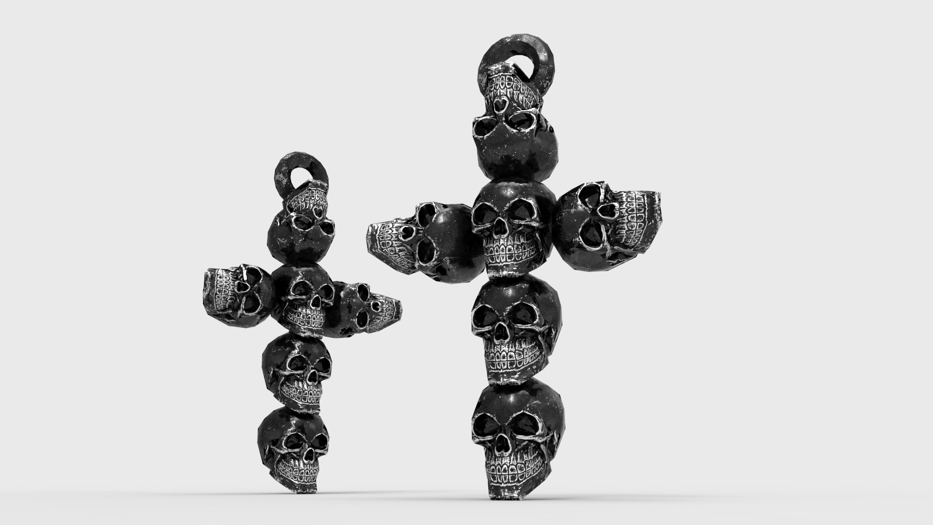 3D Skull Cross Game Asset - TurboSquid 2134367