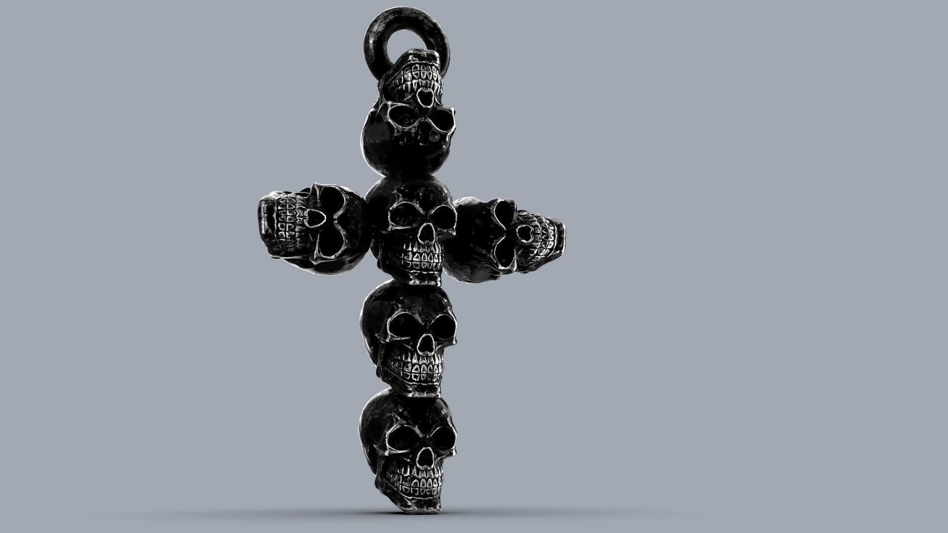 3D Skull Cross Game Asset - TurboSquid 2134367