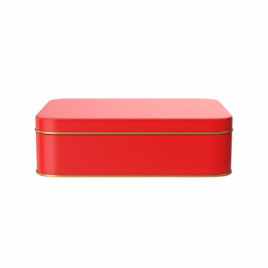 3D Red Tin Box Container Model - TurboSquid 2144429