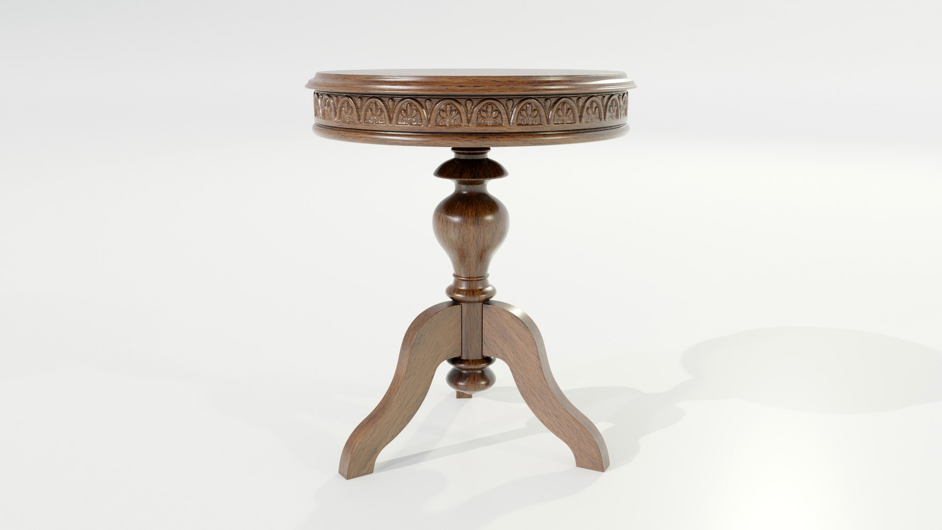 3D Model Classic Side Table - TurboSquid 2013832
