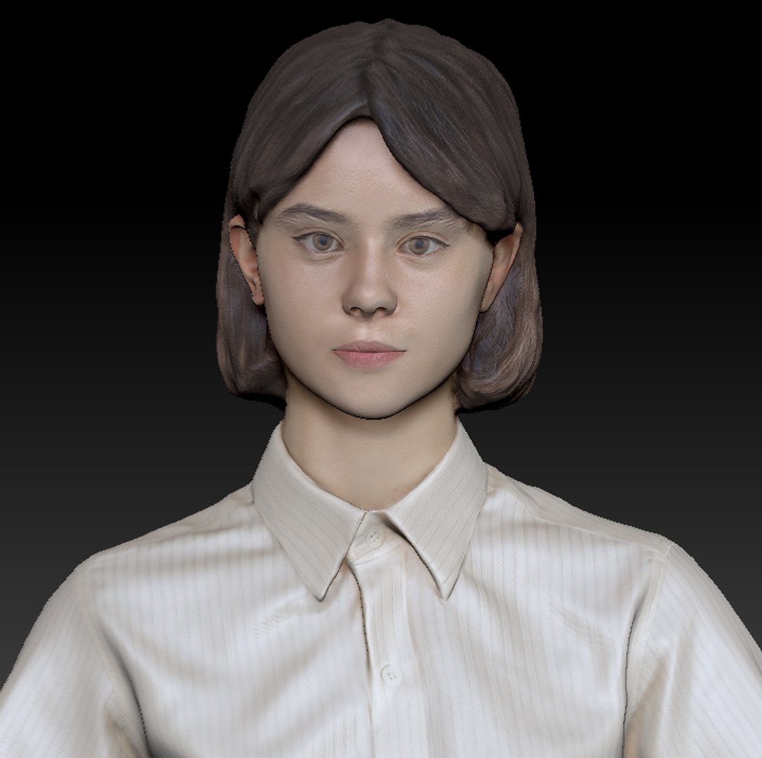 Photogrammetry Beautiful Young Woman 3D Model - TurboSquid 1698695