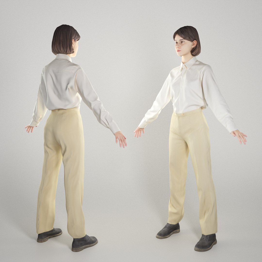 Photogrammetry Beautiful Young Woman 3D Model - TurboSquid 1698695