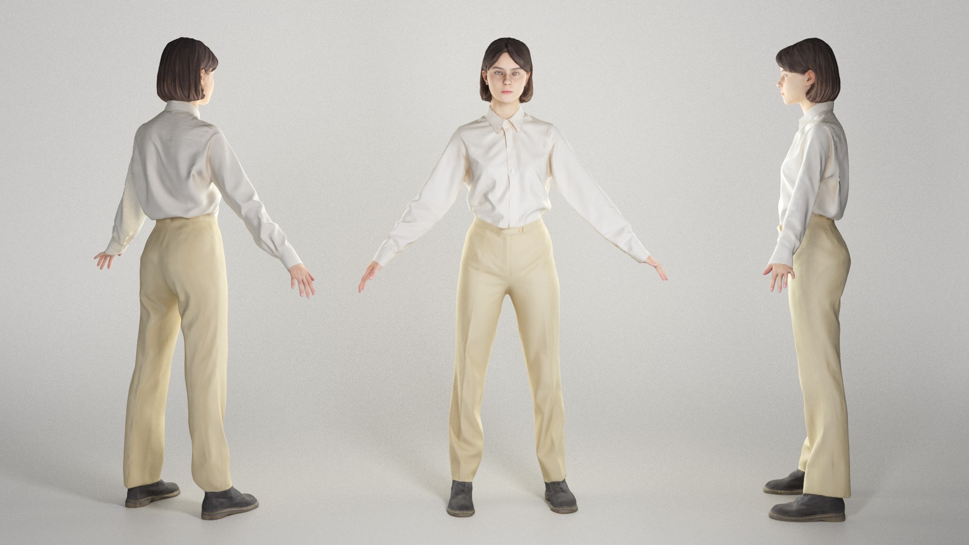 Photogrammetry Beautiful Young Woman 3D Model - TurboSquid 1698695