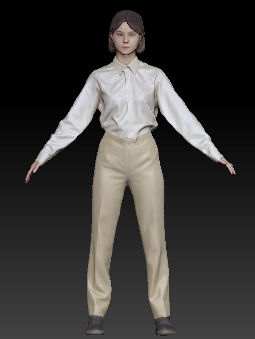 Photogrammetry Beautiful Young Woman 3D Model - TurboSquid 1698695