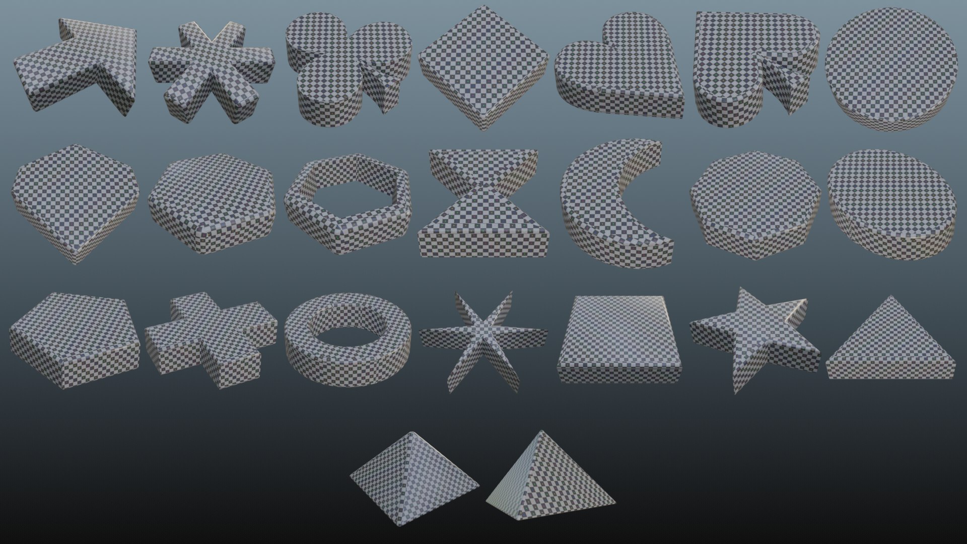 68 Shapes 3D Model - TurboSquid 2212114
