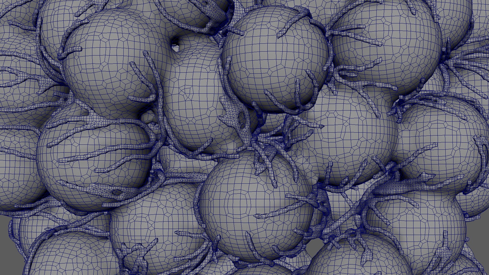 Alveoli Capillaries 3D Model - TurboSquid 2239076