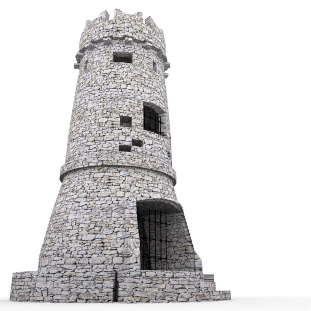 3D Castle Tower - TurboSquid 1448581