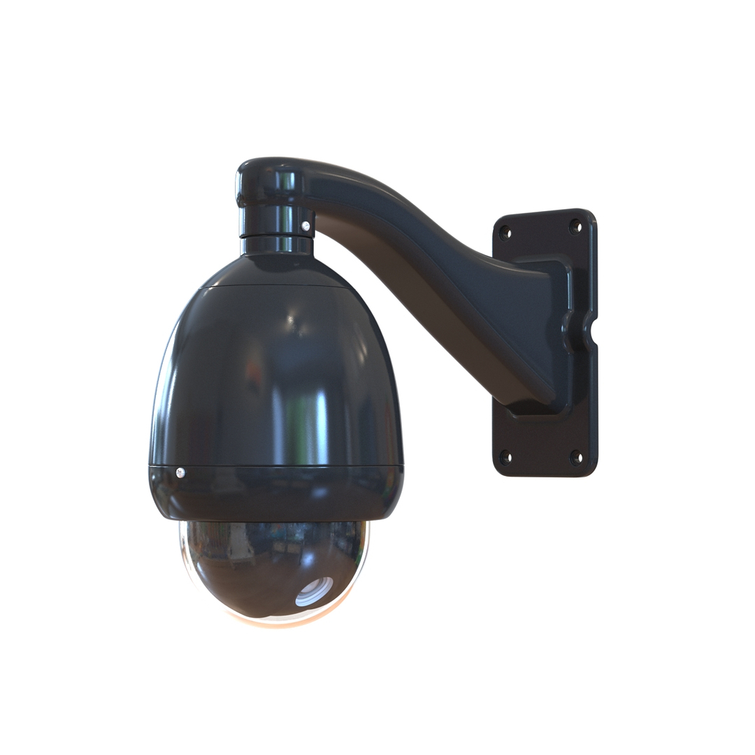 Cctv Camera 2 Black C4d