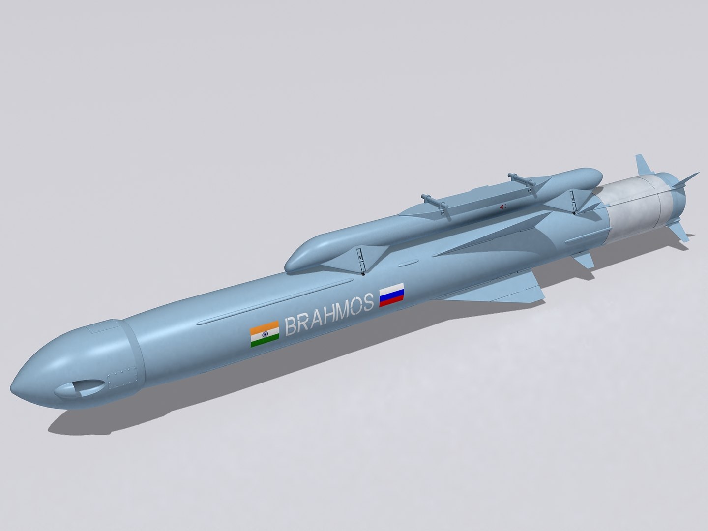 Brahmos-a Missile 3d 3ds
