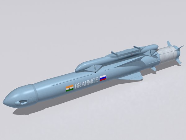 brahmos-a missile 3d 3ds