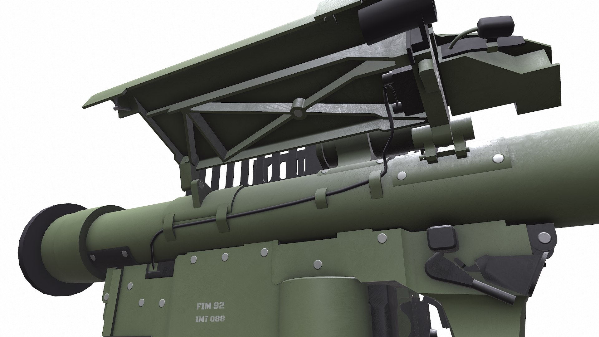 FIM-92 Stinger Low-poly PBR 3D model - TurboSquid 2121792
