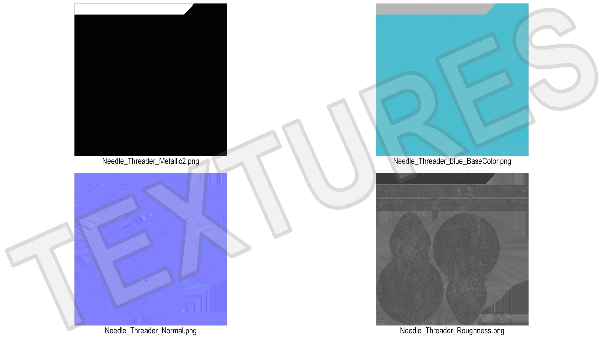 3D Needle Threader Blue Model - TurboSquid 2389911