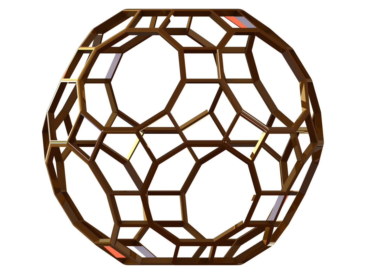 Wireframe Shape Great Rhombicosidodecahedron 3D model - TurboSquid 2162724
