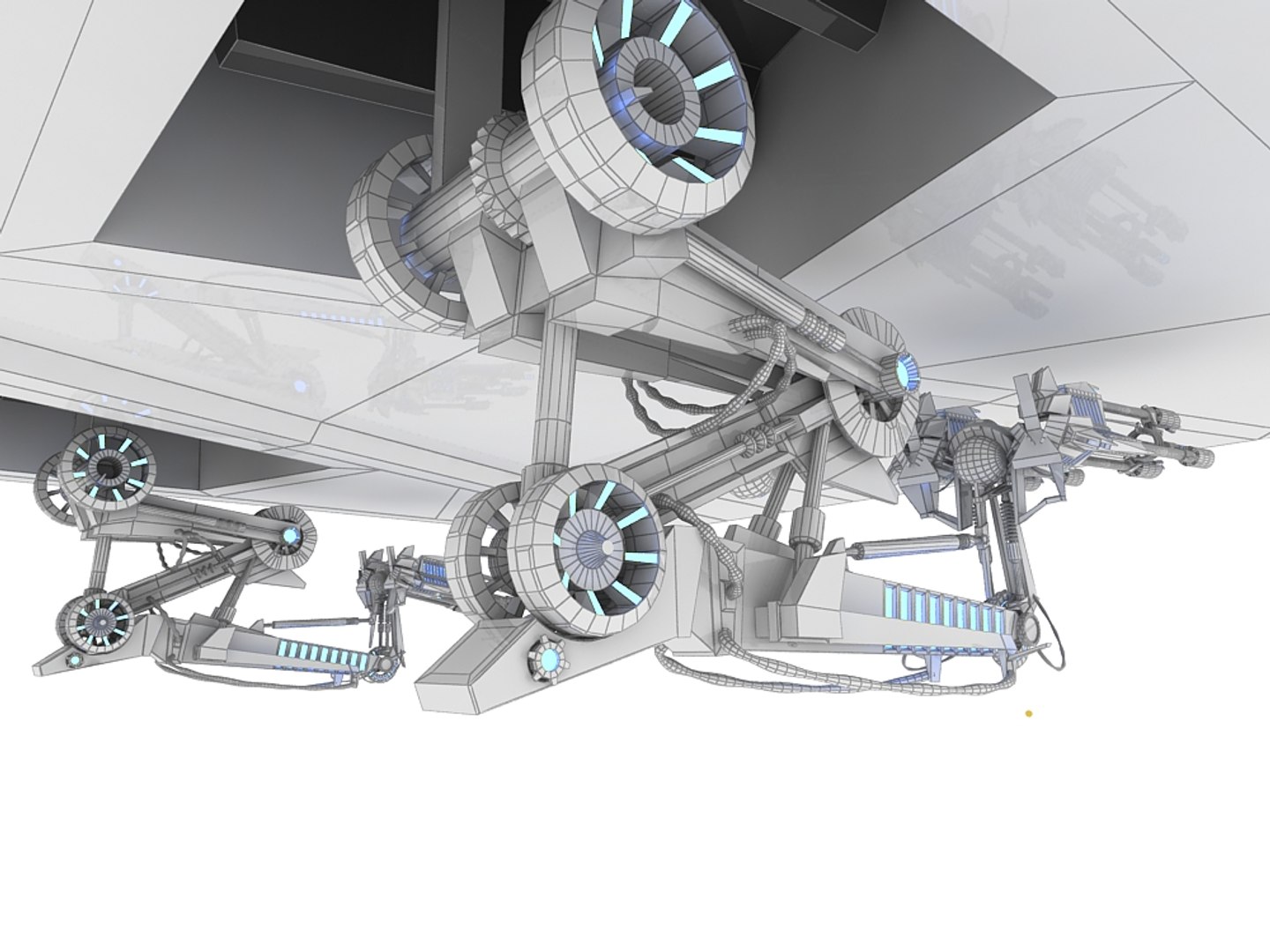 3d Model Robotic Arms Weapons