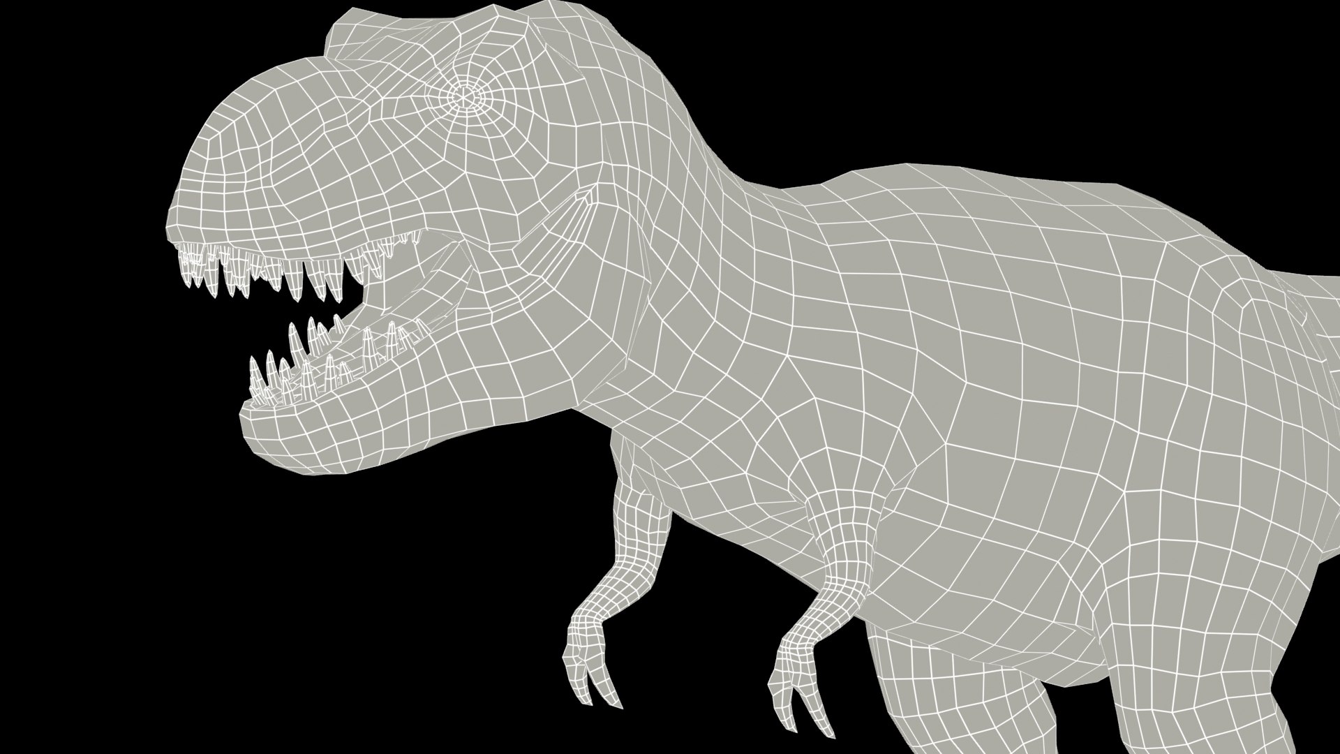 Tyrannosaurus Rex Animated Model - TurboSquid 2128917