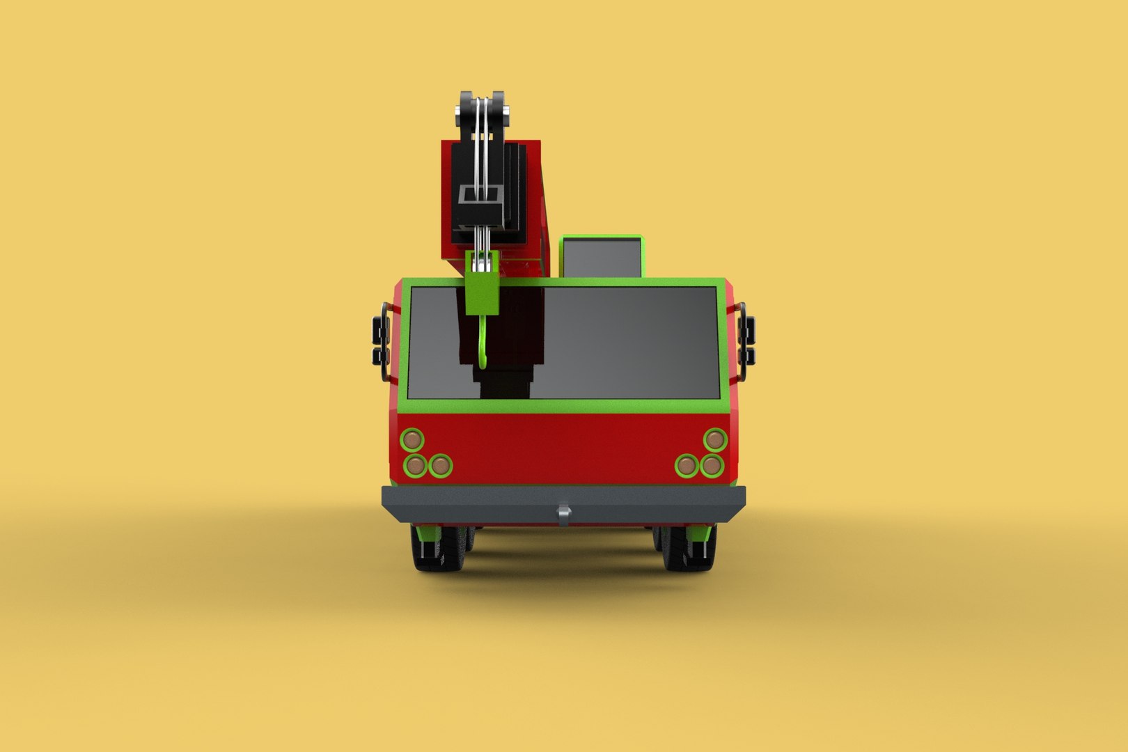 FIRETRUCK FIREFIGHTER FIREFIGHTING FIREMAN ENGINE MOBILE CRANE 3D Model ...