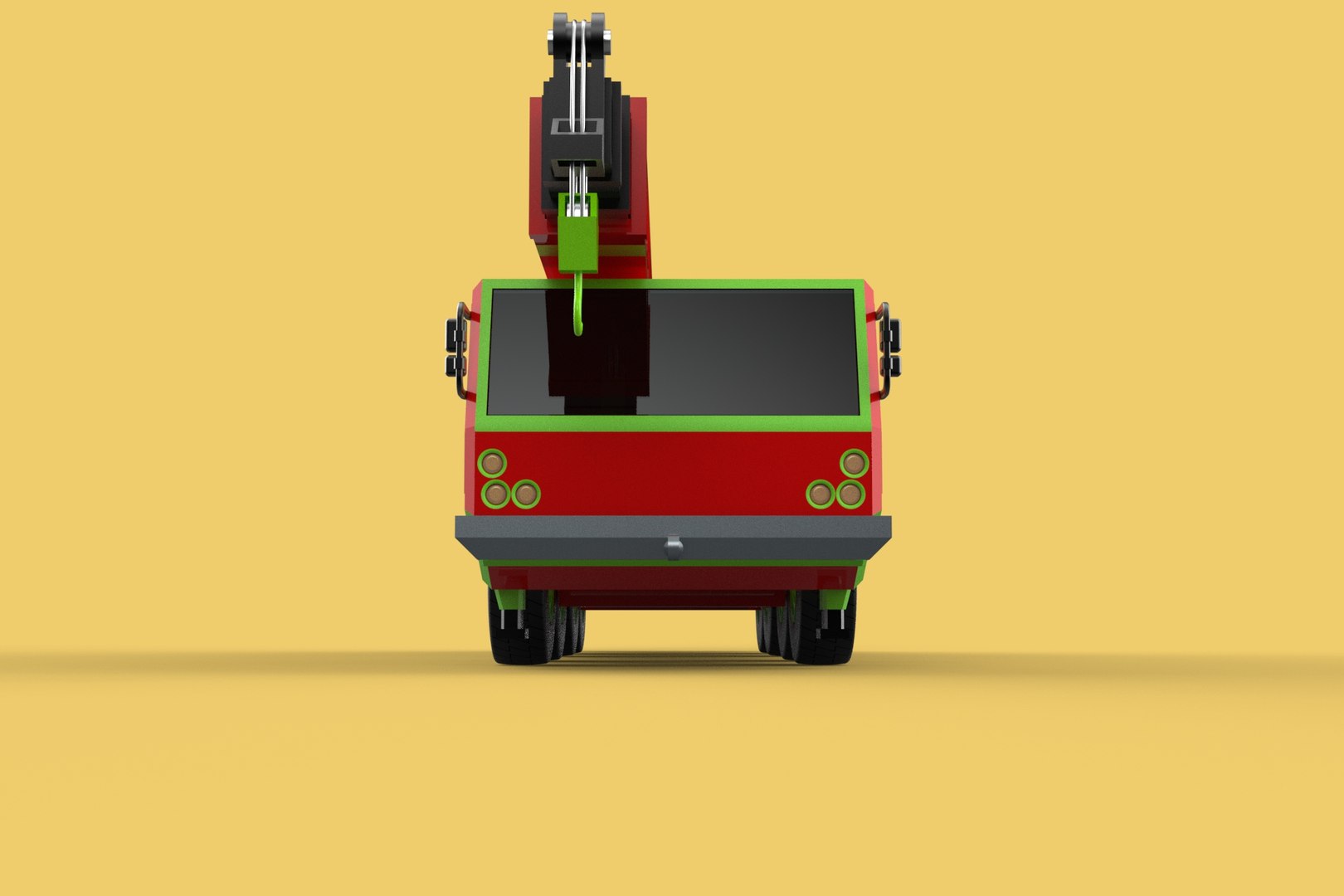 FIRETRUCK FIREFIGHTER FIREFIGHTING FIREMAN ENGINE MOBILE CRANE 3D Model ...