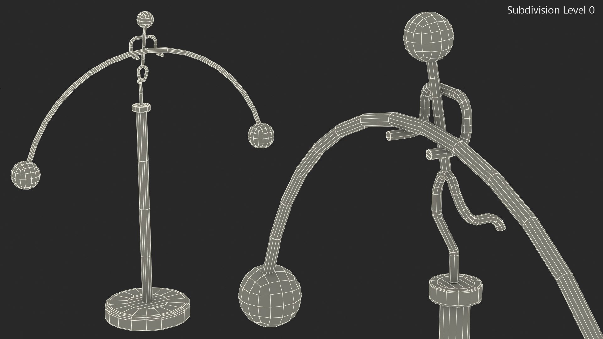 Weightlifter Stainless Steel Balancing Toy 3D Model - TurboSquid 1720739