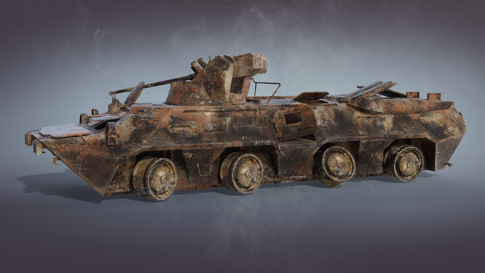 3D destroyed btr-80a model - TurboSquid 1150710