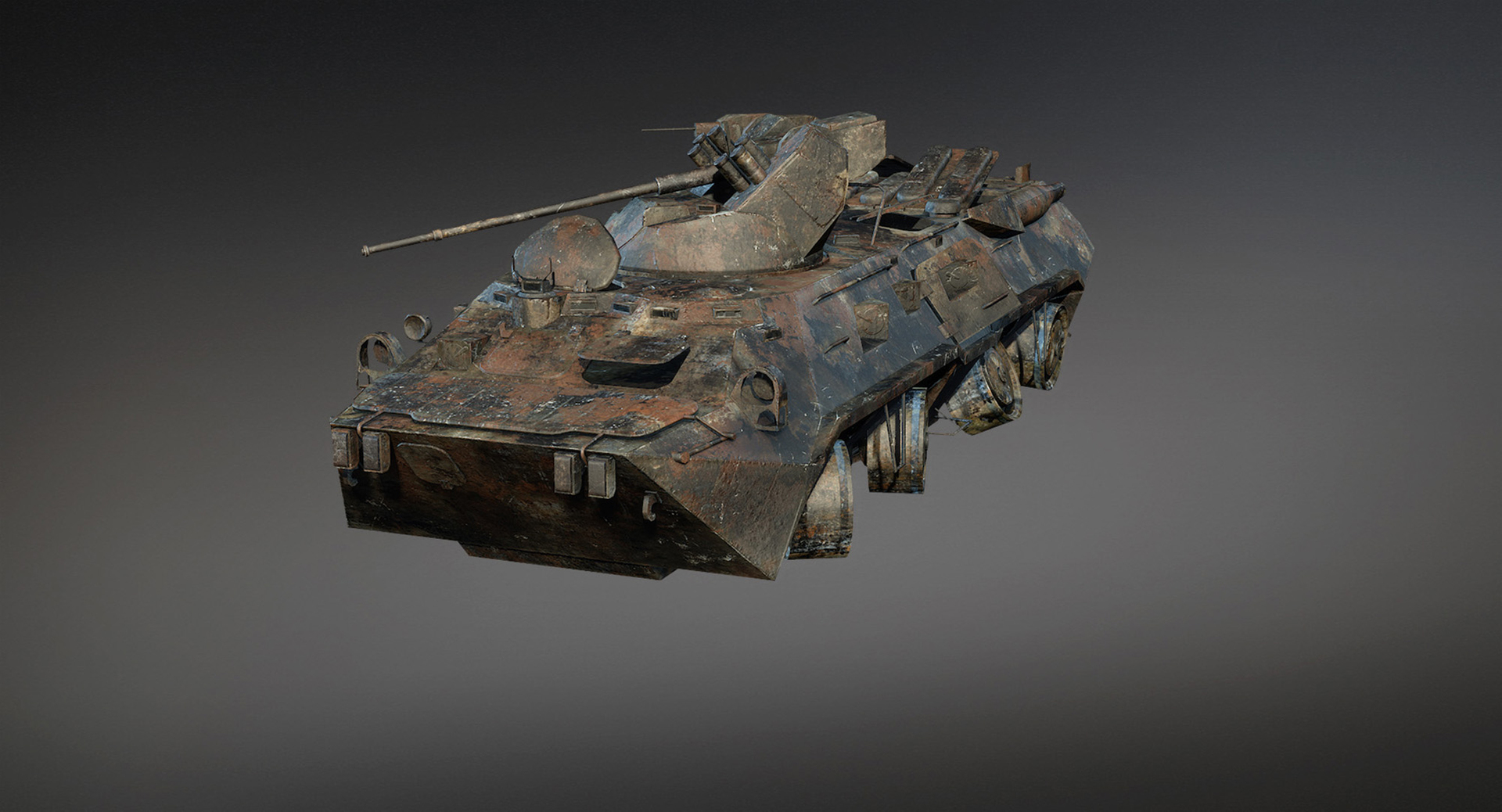 3D Destroyed Btr-80a Model - TurboSquid 1150710