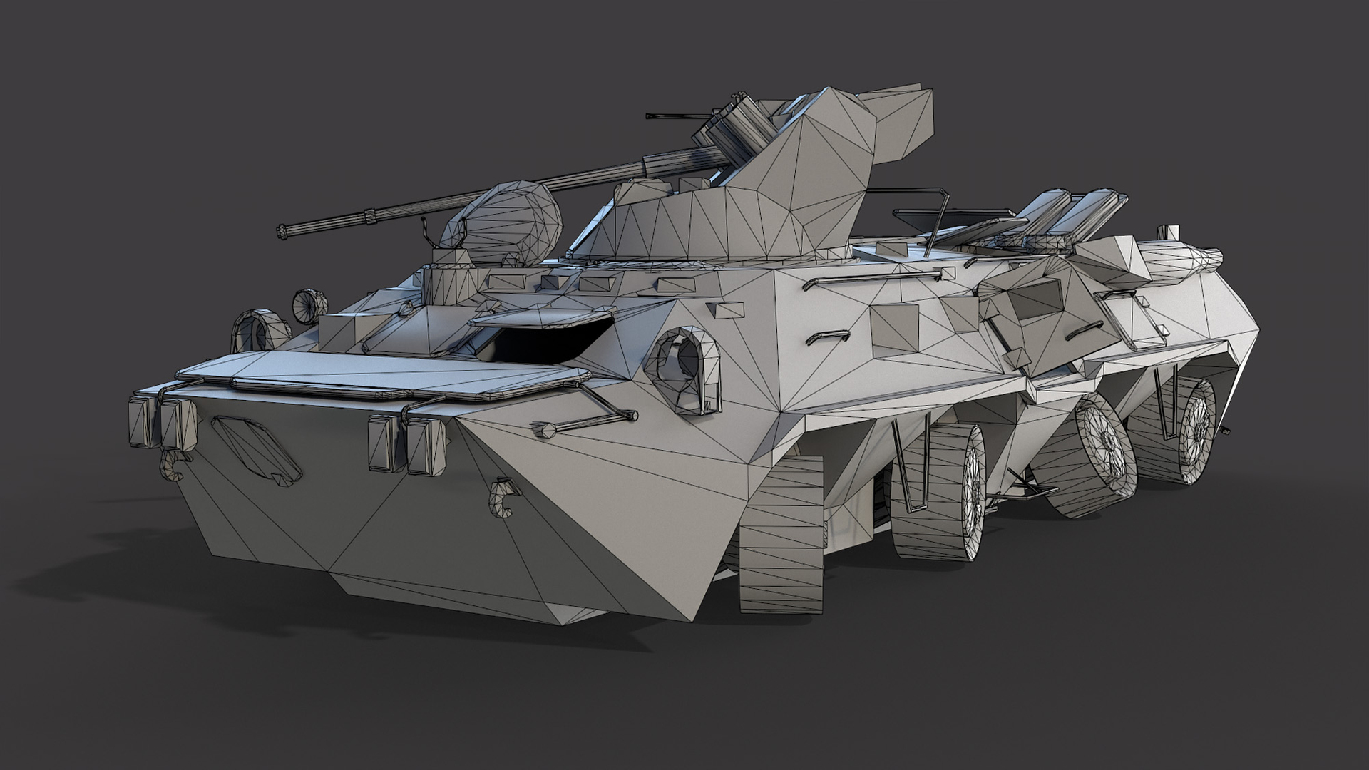 3D destroyed btr-80a model - TurboSquid 1150710