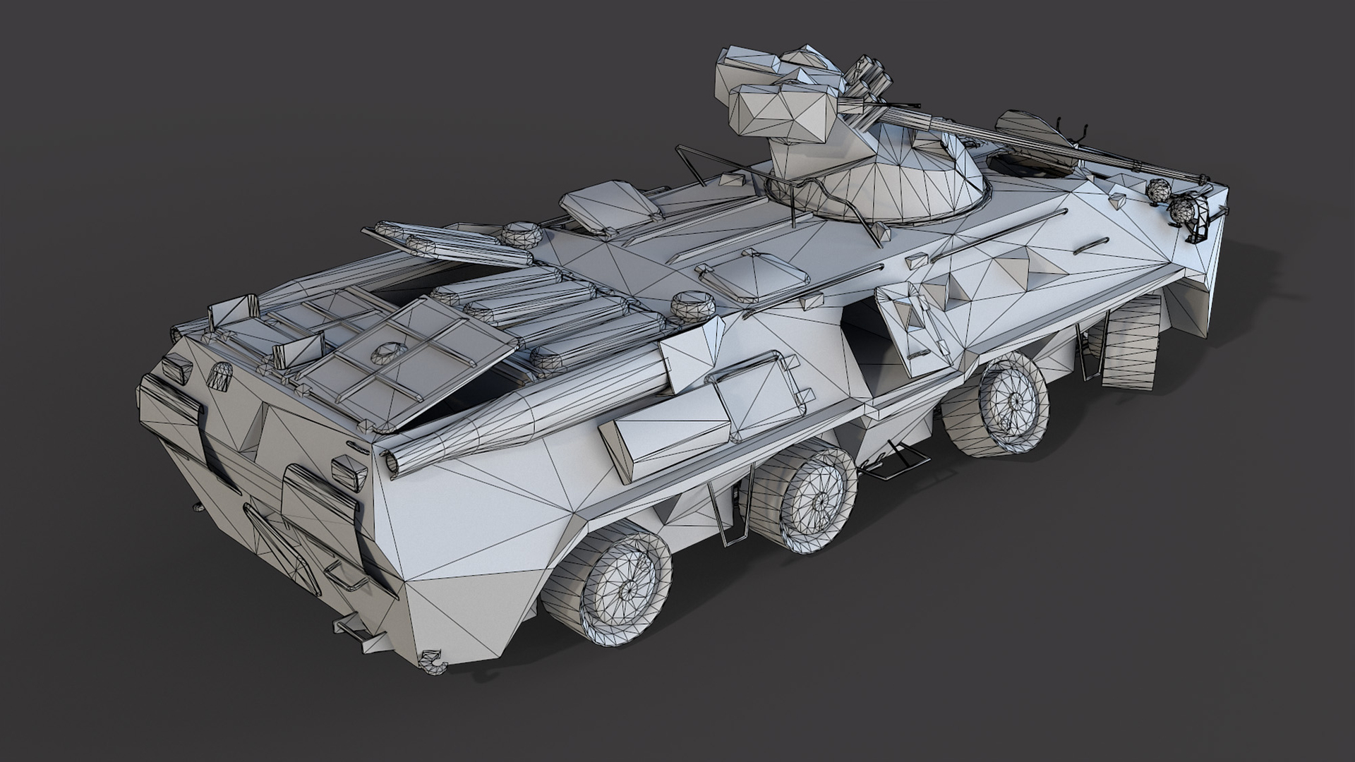 3D destroyed btr-80a model - TurboSquid 1150710