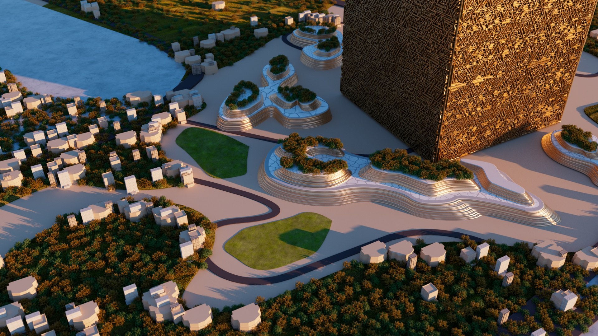 The Mukaab 3D Model - TurboSquid 2195091