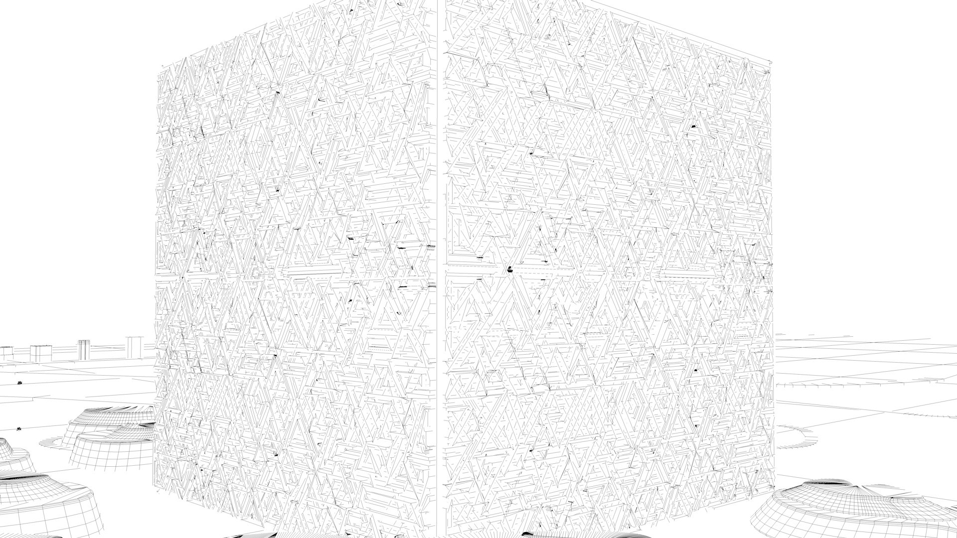 The Mukaab 3D Model - TurboSquid 2195091