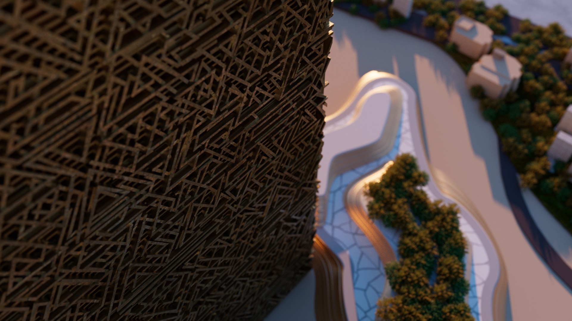 The Mukaab 3D Model - TurboSquid 2195091