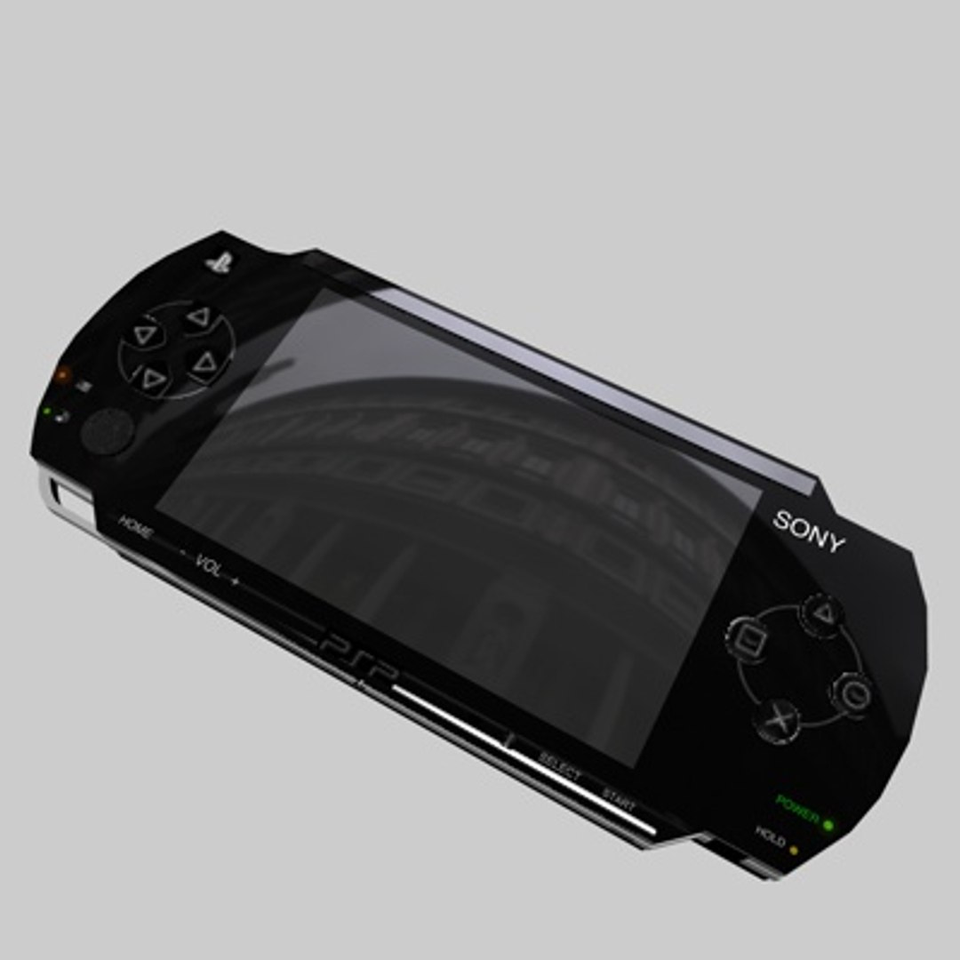 Playstation Console 3d Model