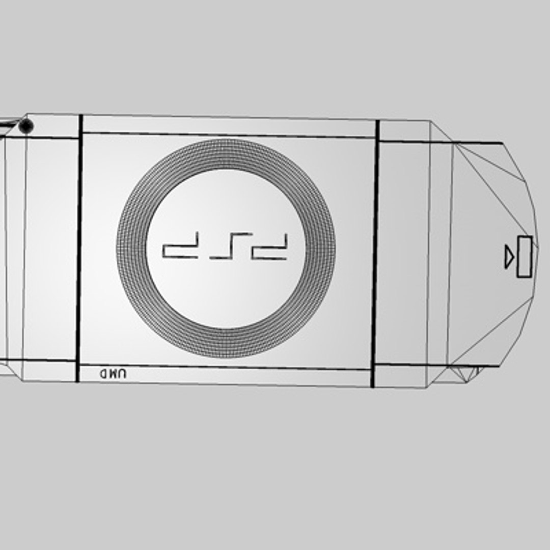 Playstation Console 3d Model