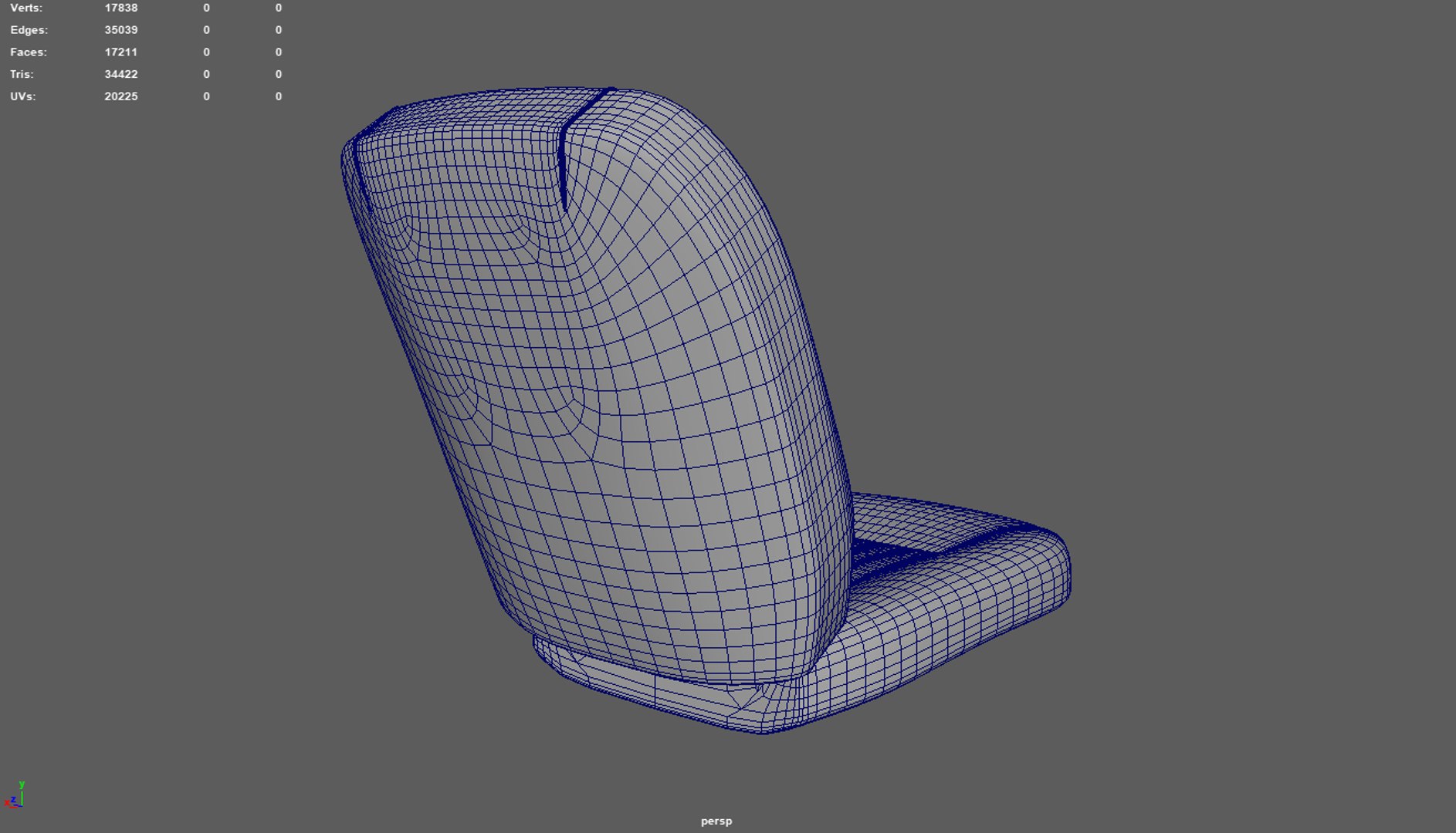 Car Seat 010 3D Model - TurboSquid 1850644